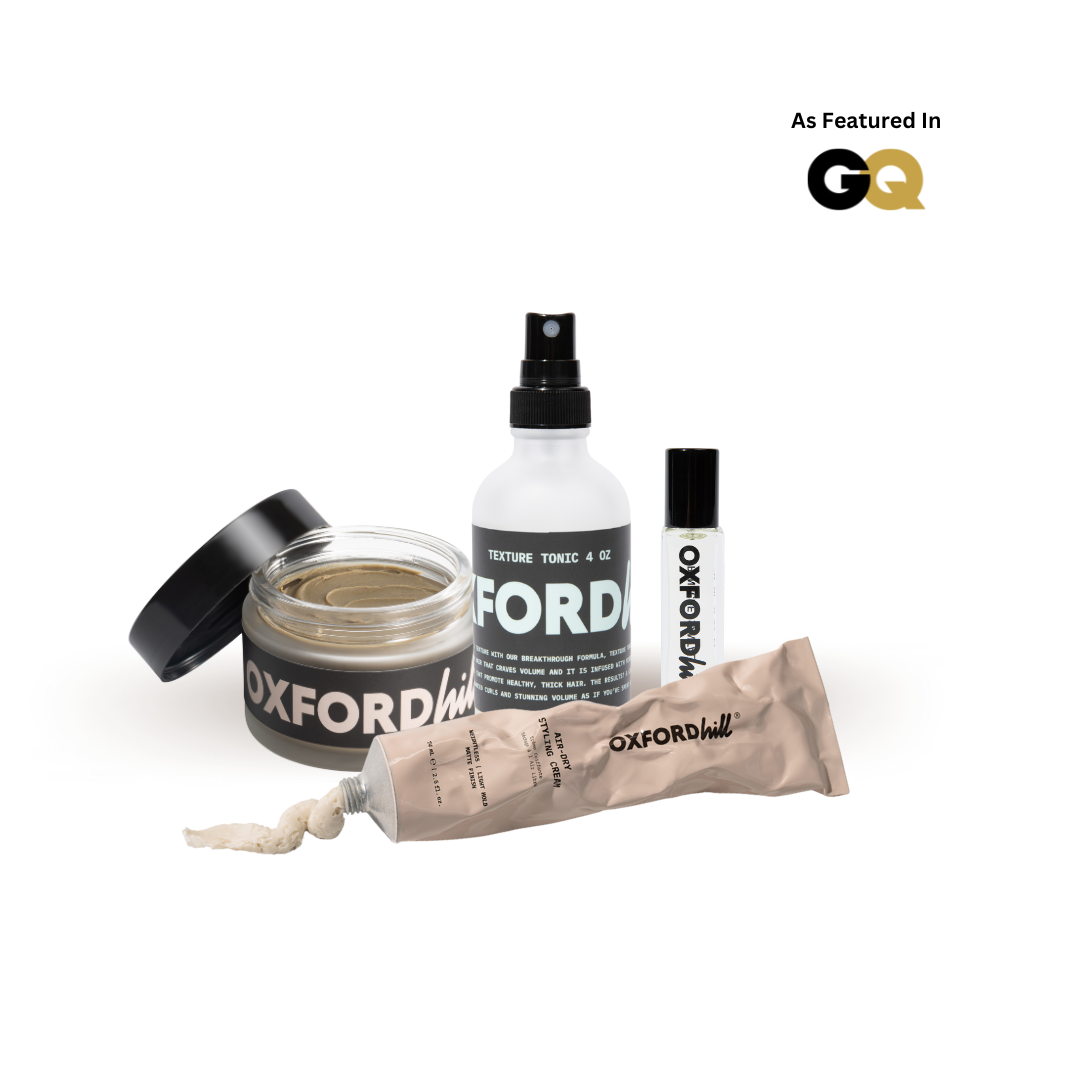 Grooming Kit - Clay Pomade + Hair Cream + Sea Salt Spray + Fragrance O ...